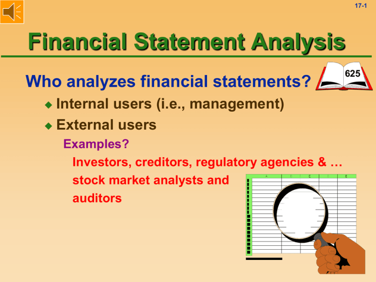 Analysis and Interpretation of Financial Statements
