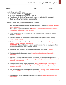 Fashion Design Syllabus