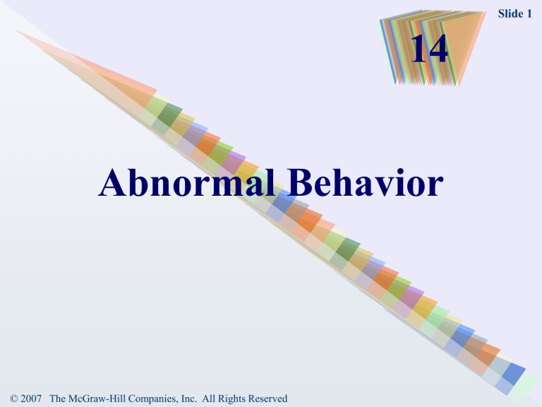 Abnormal Behavior