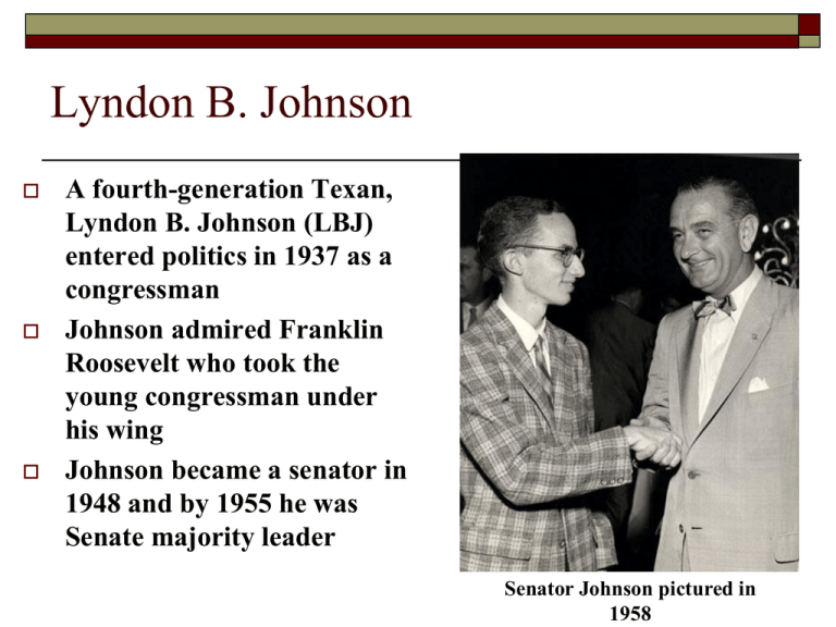 SECTION 3: THE GREAT SOCIETY