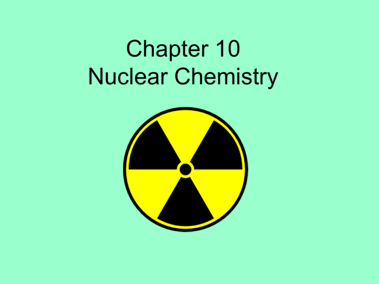 Nuclear Chemistry: Radioactivity, Fission, Fusion & Half-Life