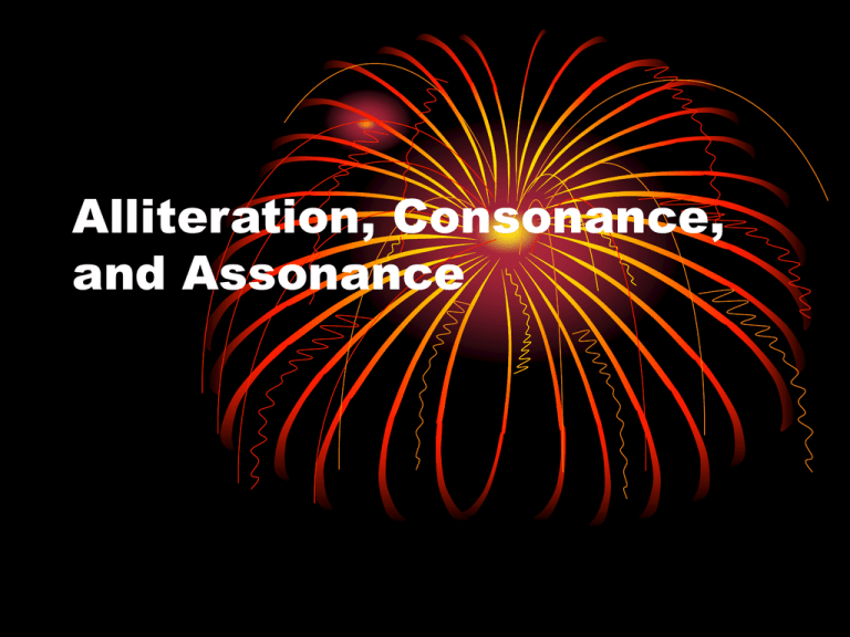 Alliteration, Consonance, and Assonance: Literary Devices
