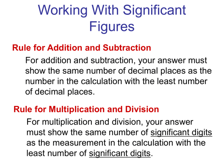 Significant Figures: Rules & Scientific Notation