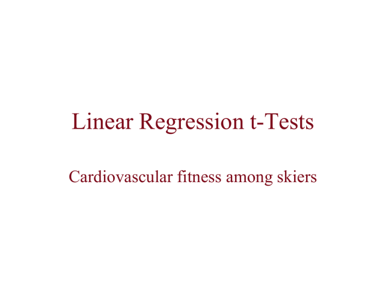 LinReg t-test