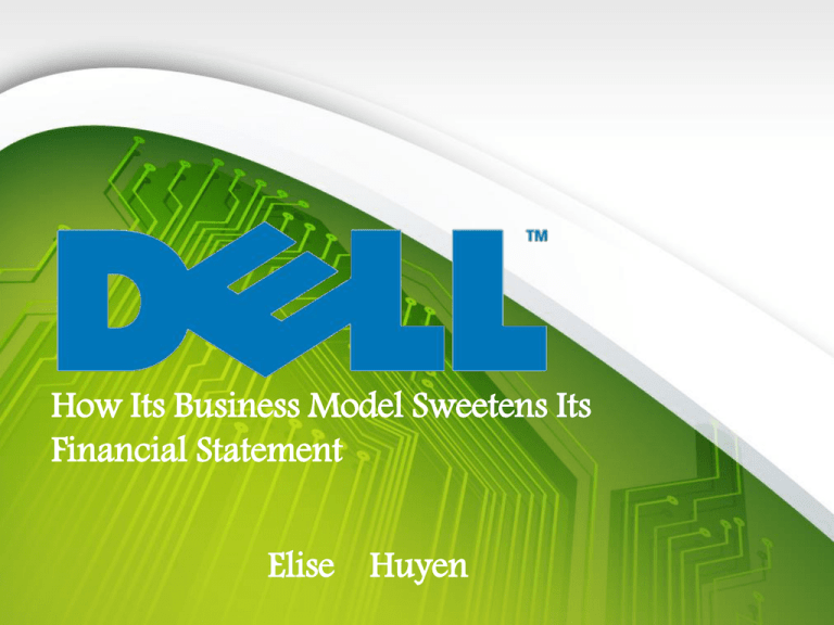 Dell's Business Model: Financial Analysis & Competitive Strategy