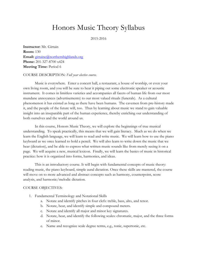 Syllabus