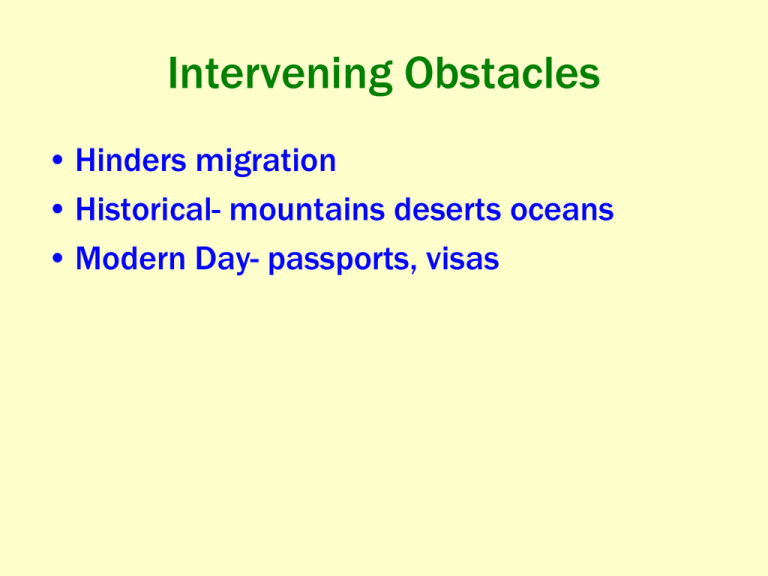 Migration Patterns & Policies: AP Human Geography