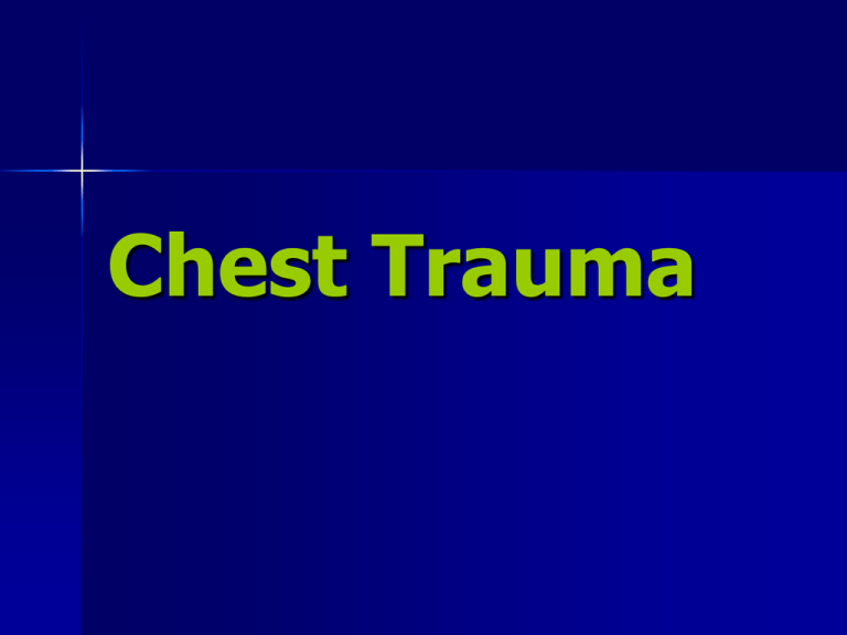 Chest Trauma