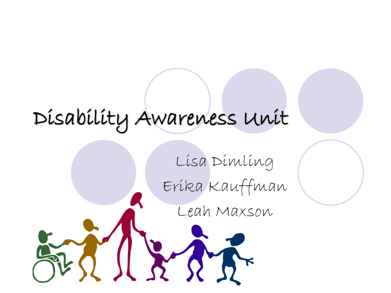 Disability Awareness Unit