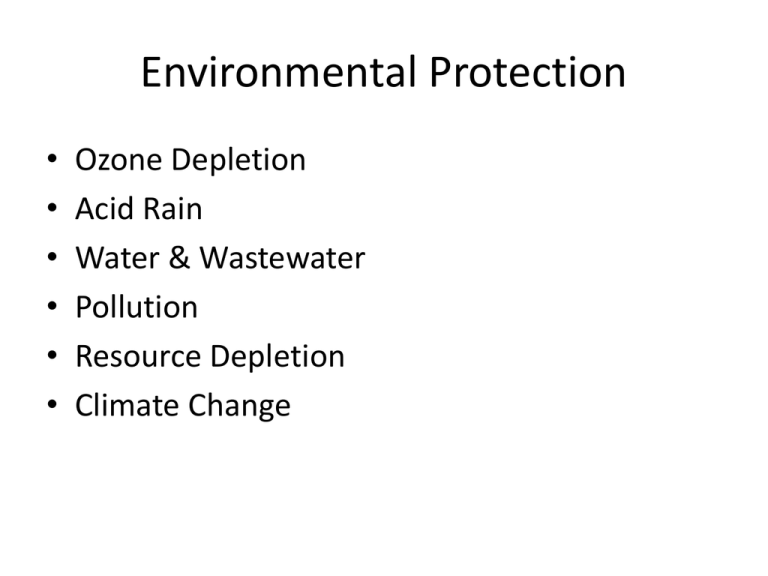 Environmental Protection