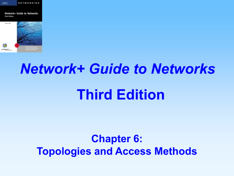 Topologies and Access Methods