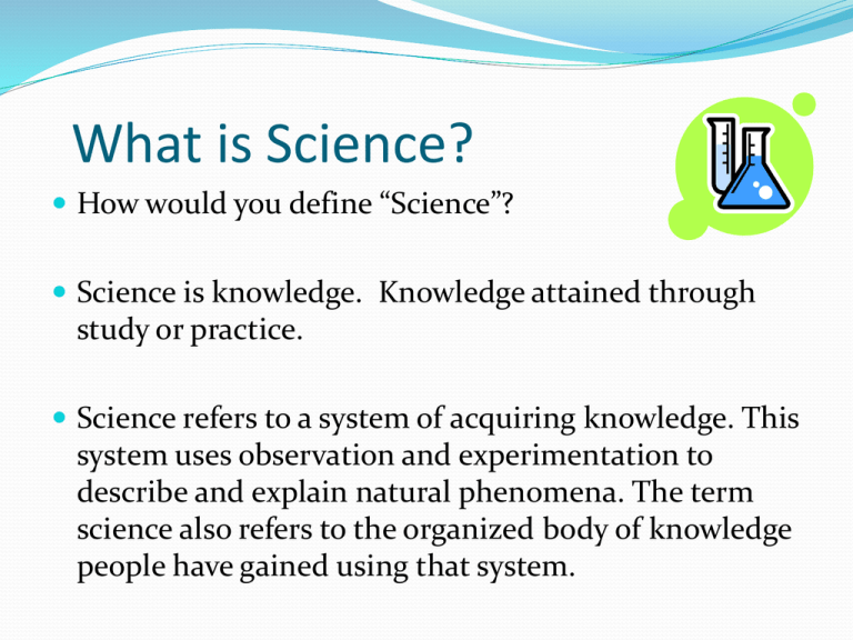 What is Science? Scientific Method & Global Warming Debate