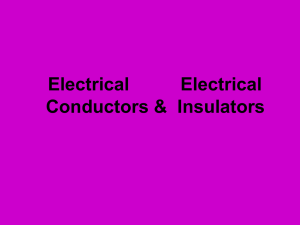 Conductors & Insulators: 5th Grade Science Lesson