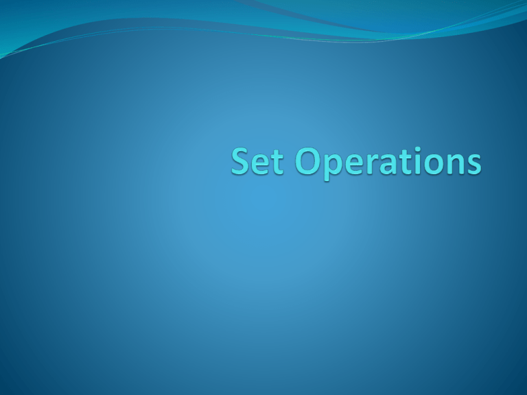 What Is Union Of Sets Give Example