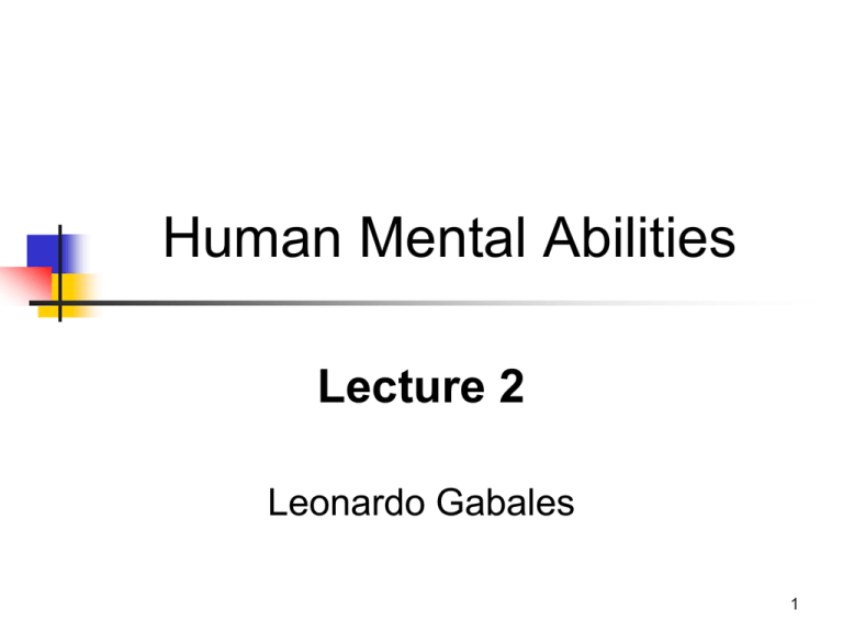 Primary Mental Abilities