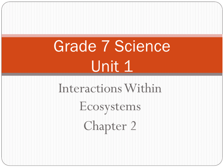 7-Unit 1 Chapter 2 Slideshow
