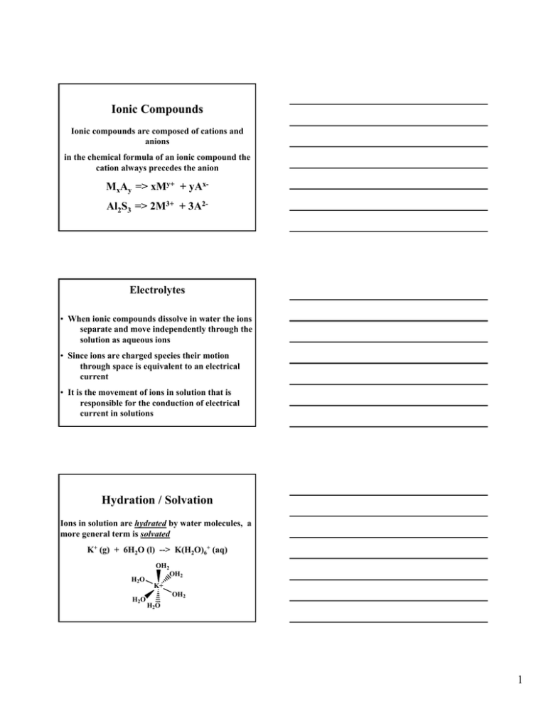 Ionic Compounds