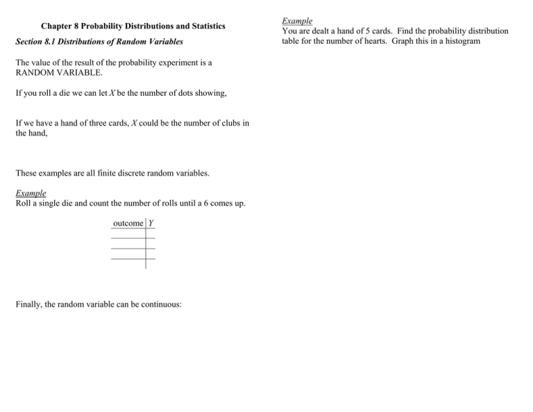 Probability Distributions & Statistics Lecture Notes