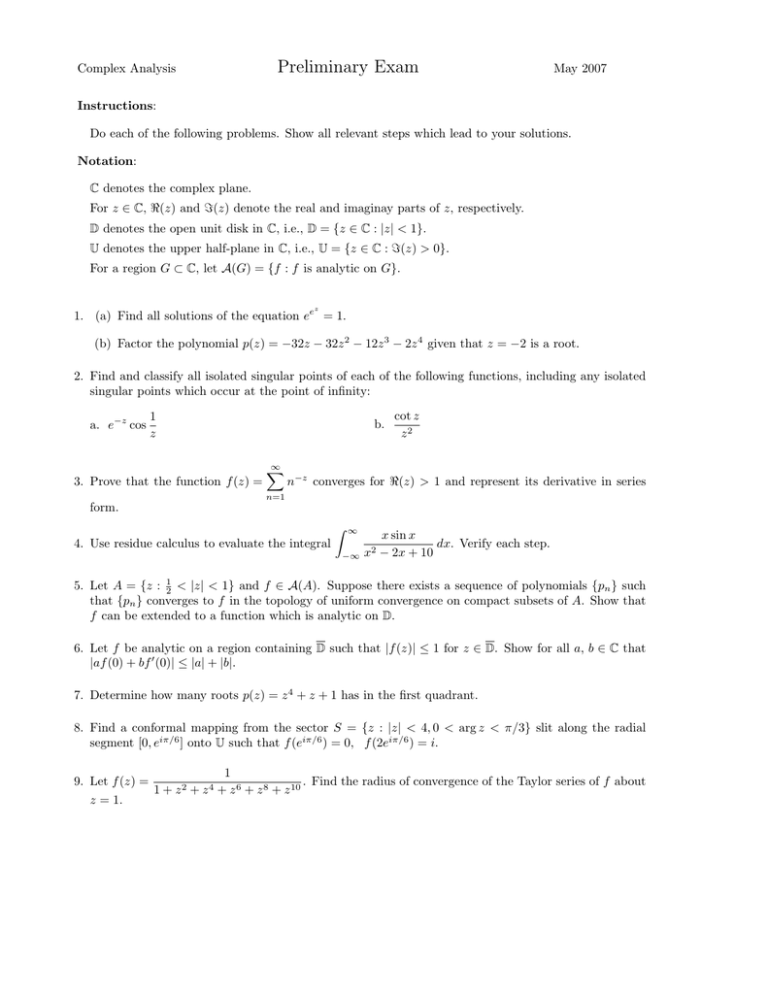 Preliminary Exam preliminary-exam