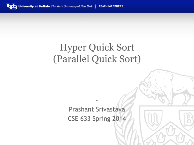 Hyper Quick Sort: Parallel Algorithm Presentation