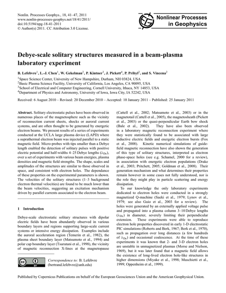 Nonlinear Processes in Geophysics