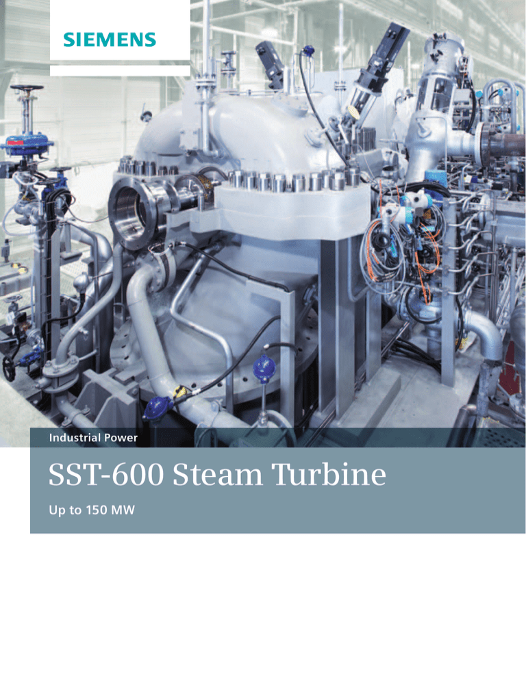 Siemens SST-600 Steam Turbine: Industrial Power Solution