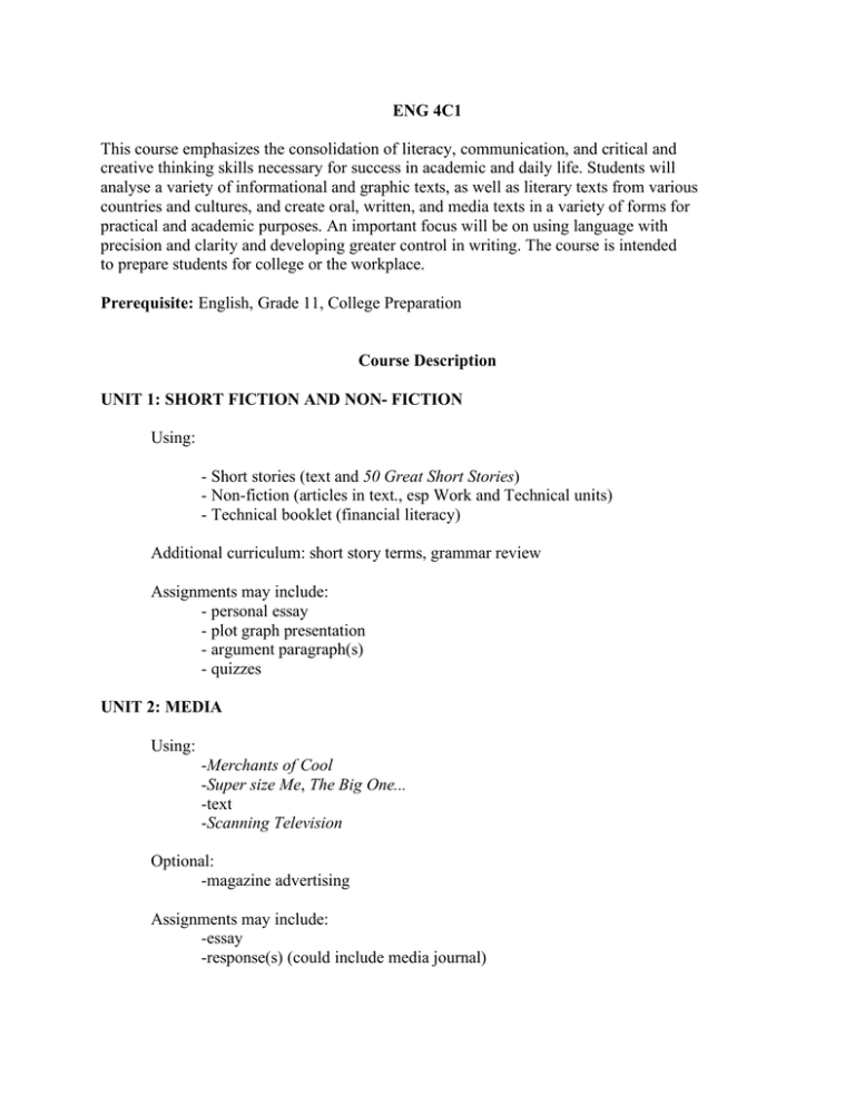ENG 4C1