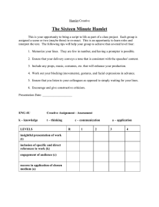 Hamlet Study Guide: Grade 12 English Literature