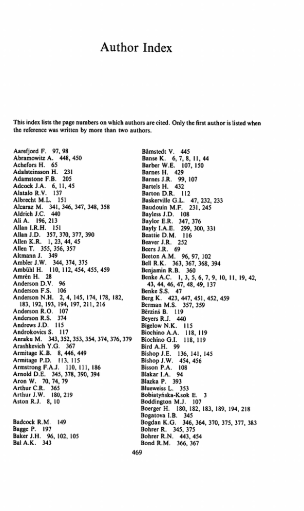 Author Index