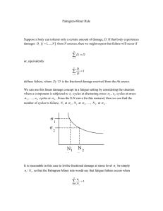 Fatigue Life Estimation with Goodman Diagrams