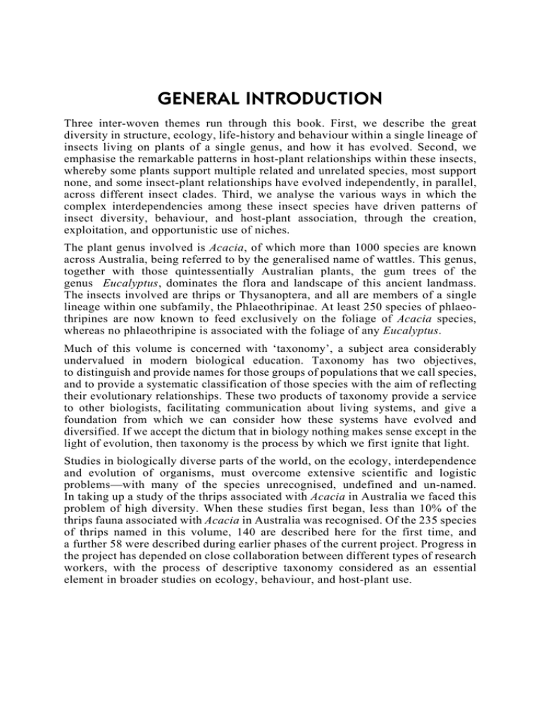 GENERAL INTRODUCTION
