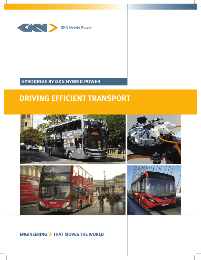 GKN Hybrid Power: Gyrodrive Efficient Transport