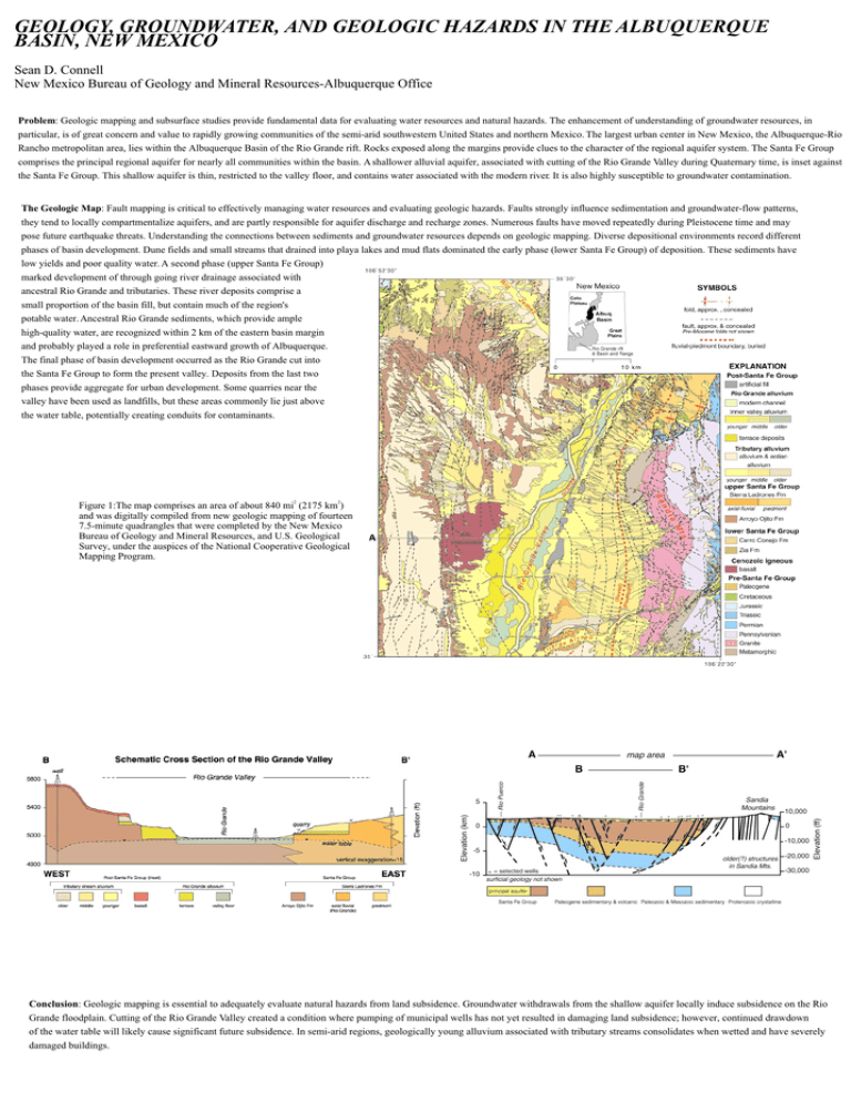 GEOLOGY, GROUNDWATER, AND GEOLOGIC HAZARDS IN THE ALBUQUERQUE BASIN ...