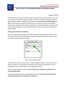 TechSmith Relay Upgrade Guide