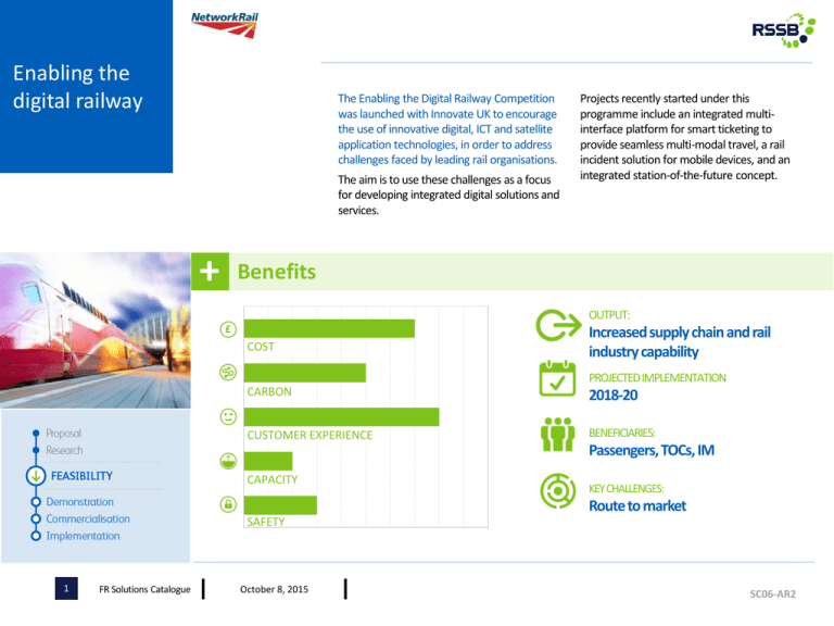 Enabling the digital railway