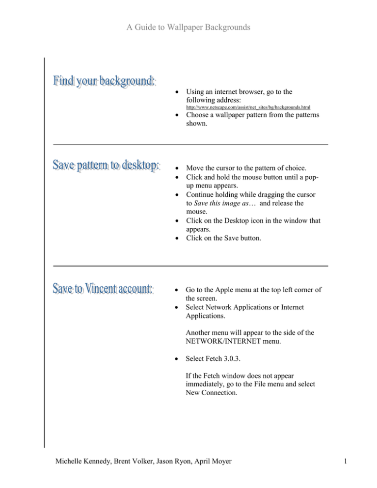 A Guide to Wallpaper Backgrounds