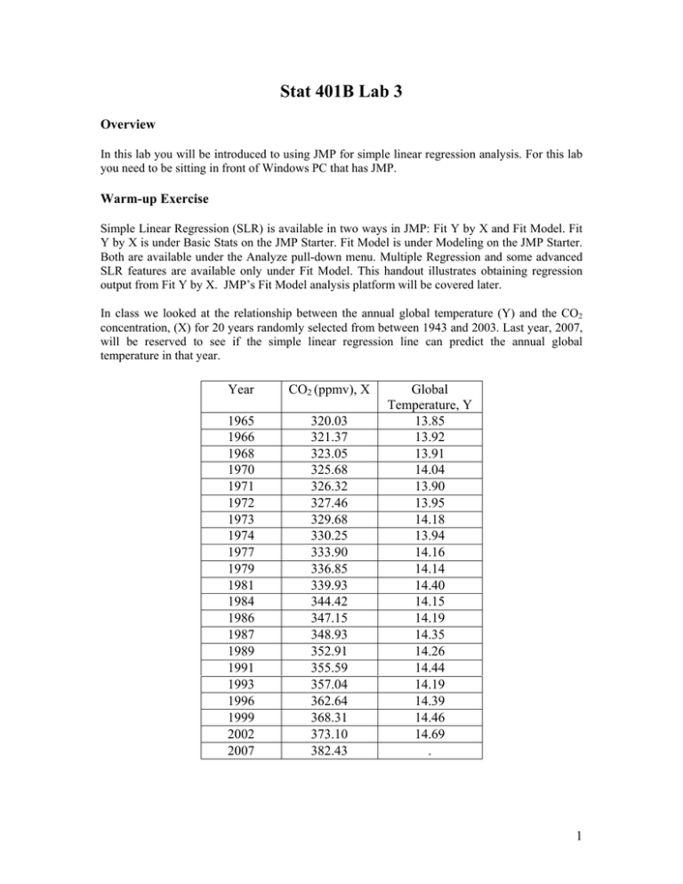 Stat 401B Lab 3 Overview