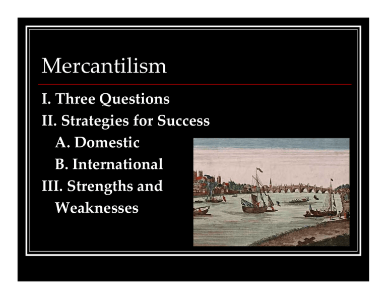 Mercantilism