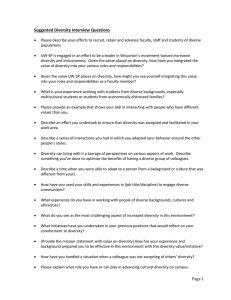 Sample Diversity Questions