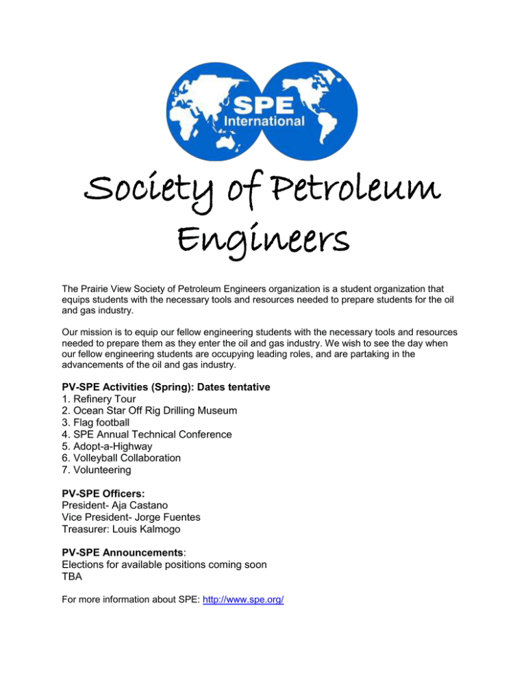 Society of Petroleum Engineers