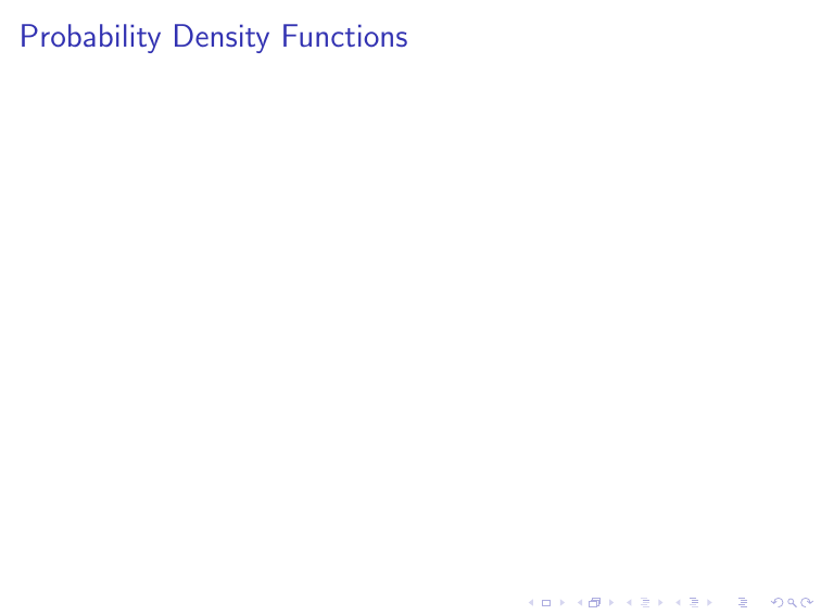 Probability Density Functions Explained