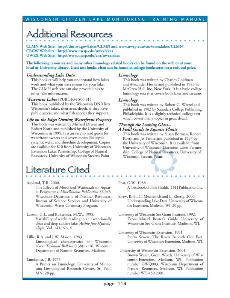 Additional Resources