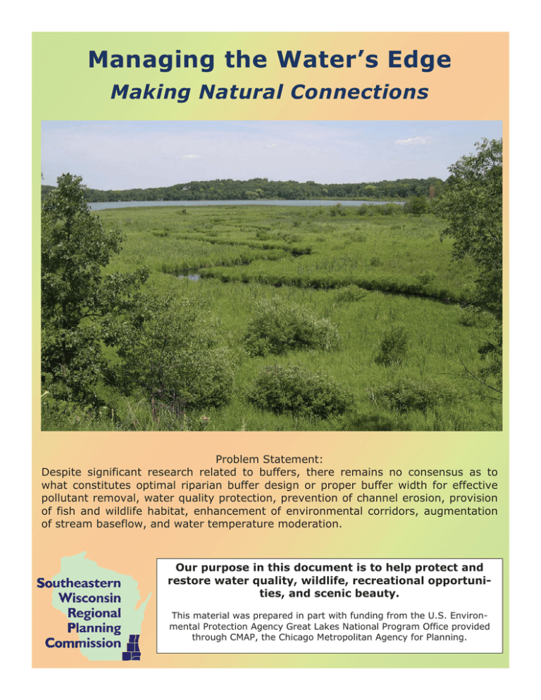 Managing the Water’s Edge Making Natural Connections