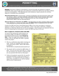 INSTRUMENTATION DEP STANDARDS INDEX