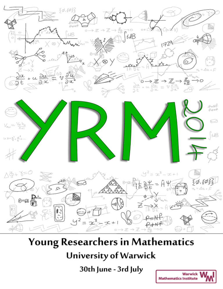 YRM 2014: Young Researchers in Mathematics Conference Program