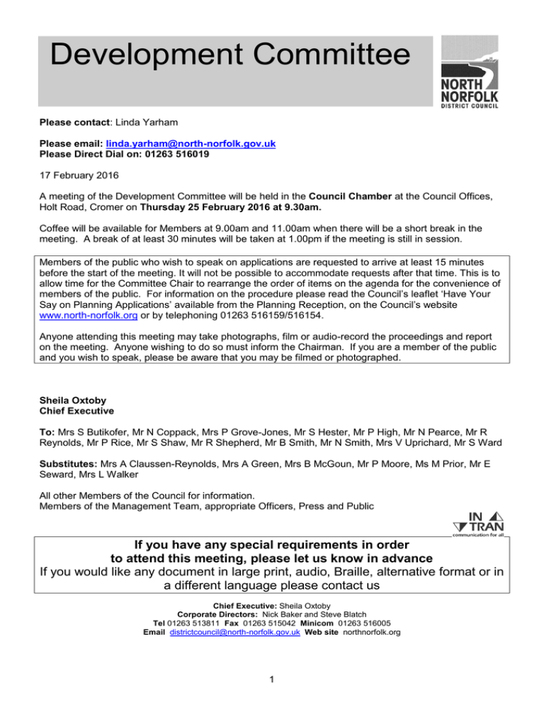 Development Committee