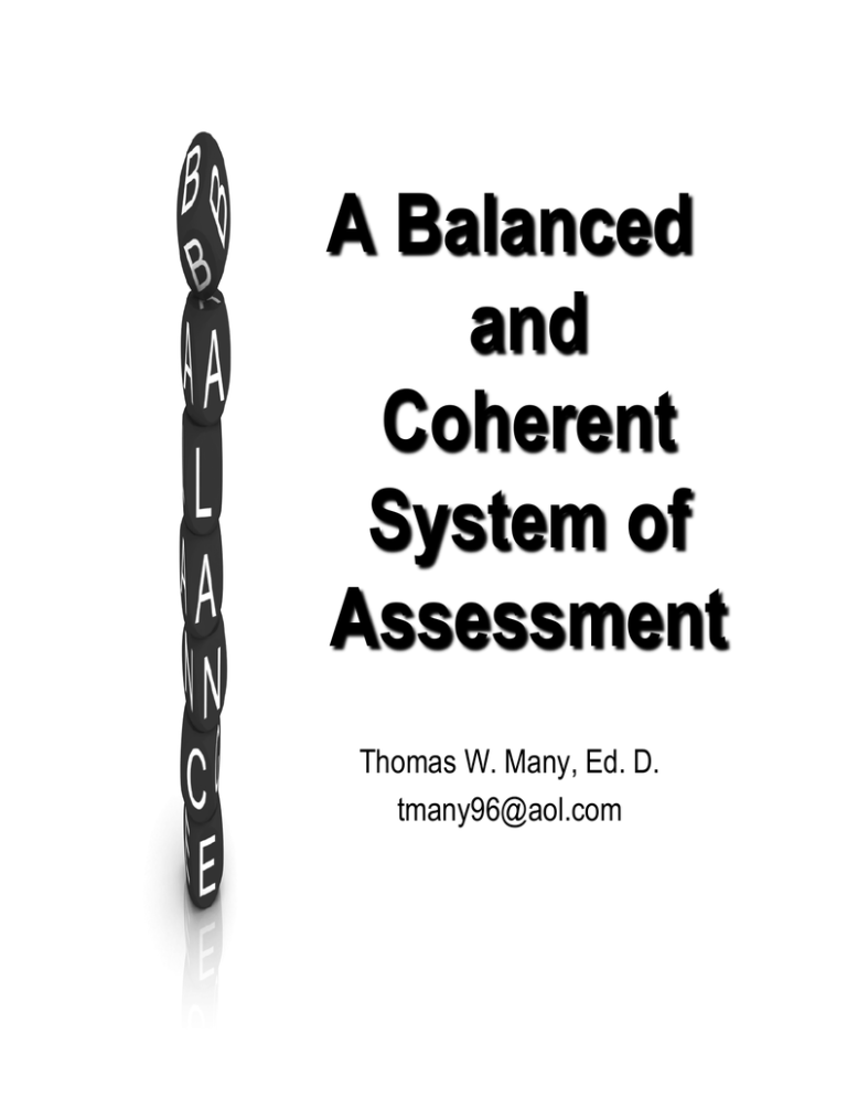 A Balanced and Coherent System of