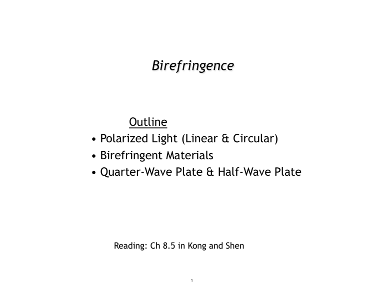 Birefringence