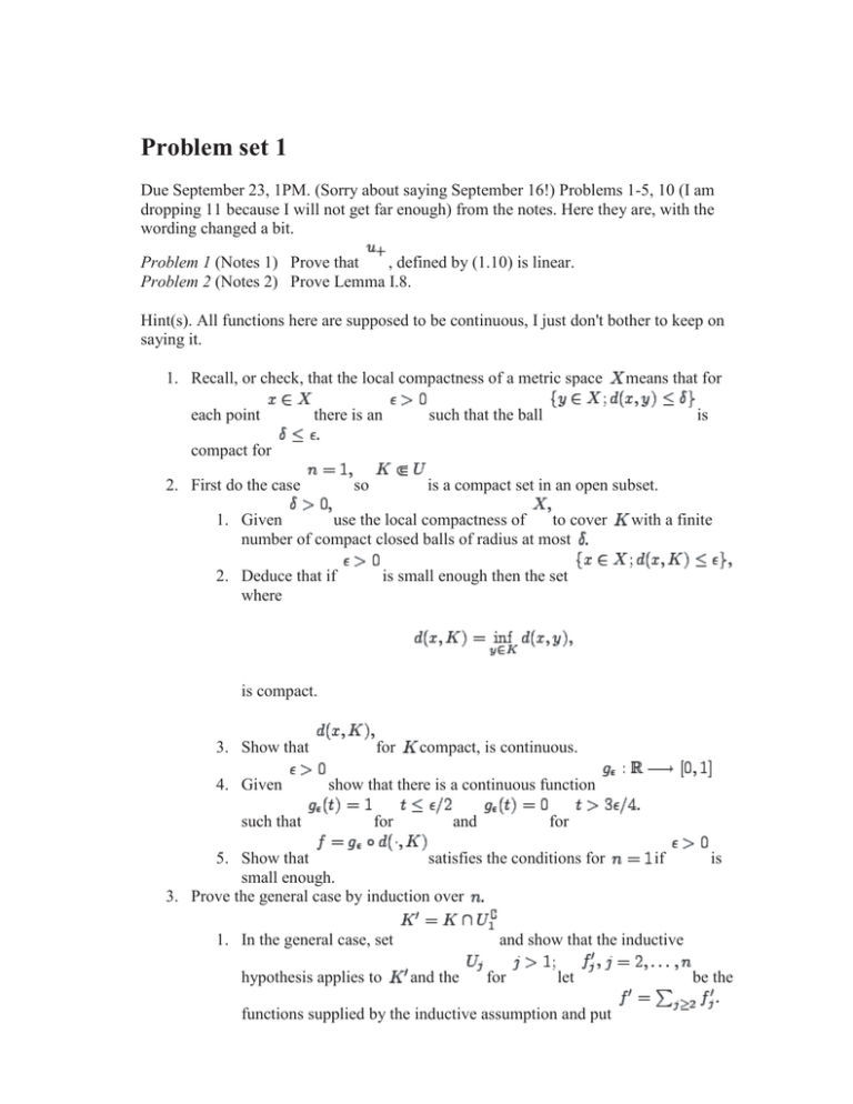 Problem set 1