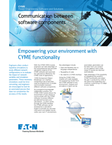 CYME Power Engineering Software